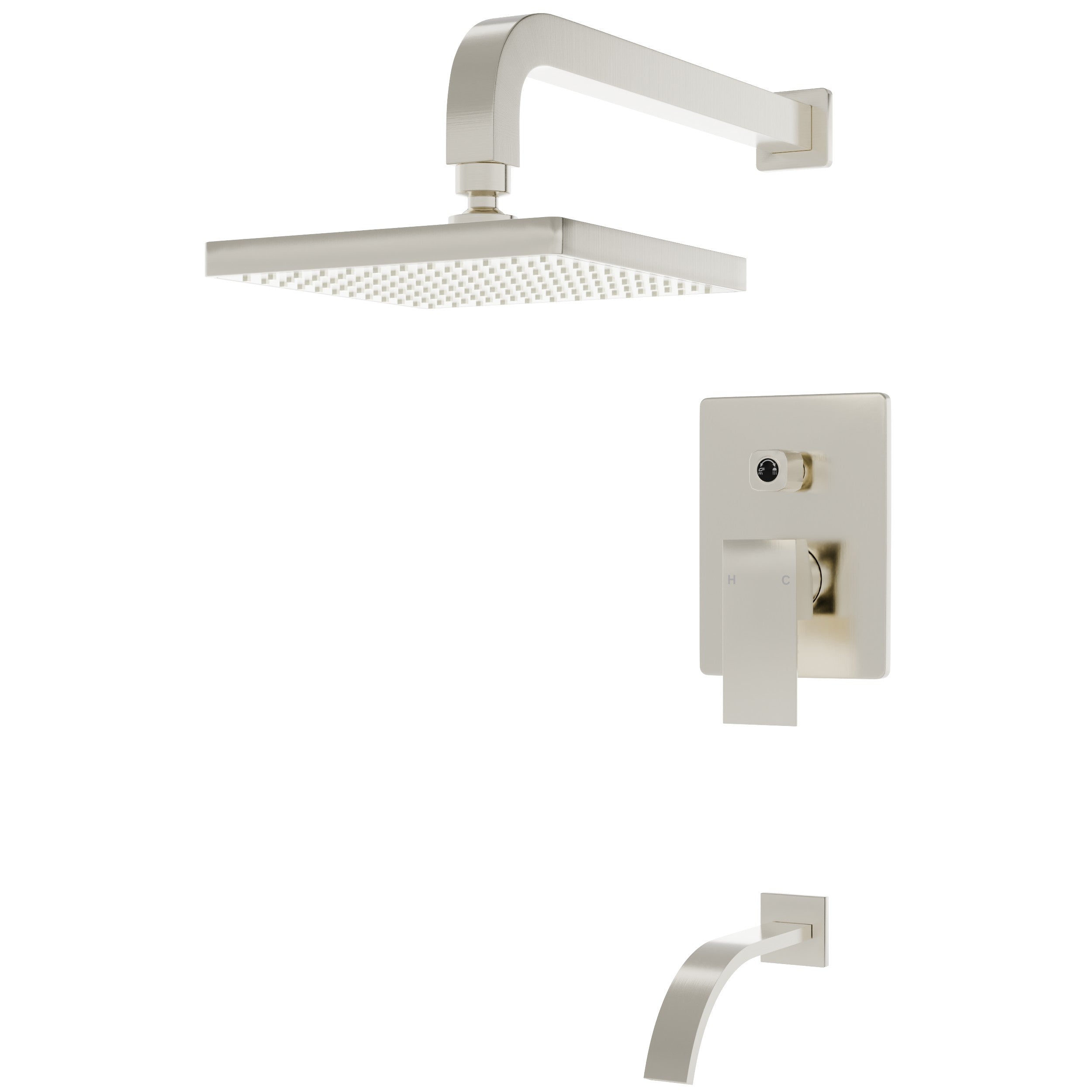 ARTIN Shower and Bathtub Combo Set with Rough-in Valve - TBS-18023-TS ...